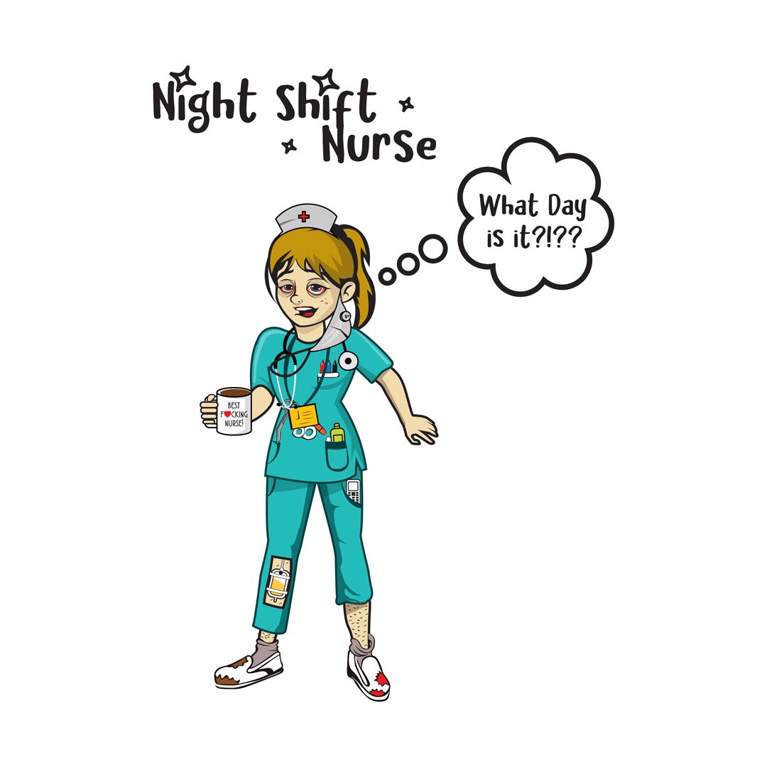 Night Shift Nurse T-shirt – The Network Nurse