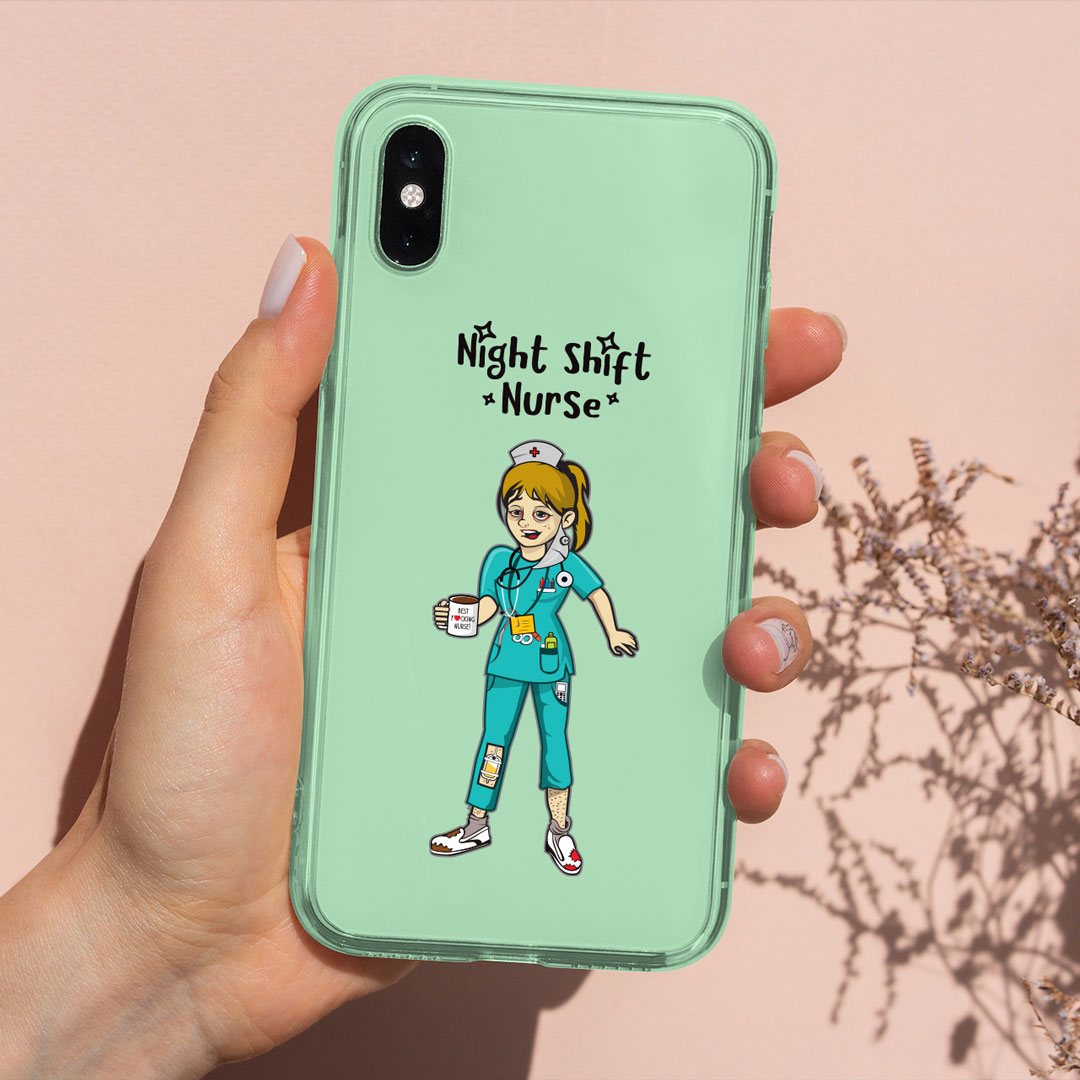 Night Shift Nurse Phone Sticker – The Network Nurse